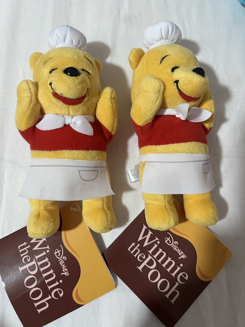 Disney Winnie the Pooh Chef Plush Toy, Hobbies & Toys, Toys & Games on ...