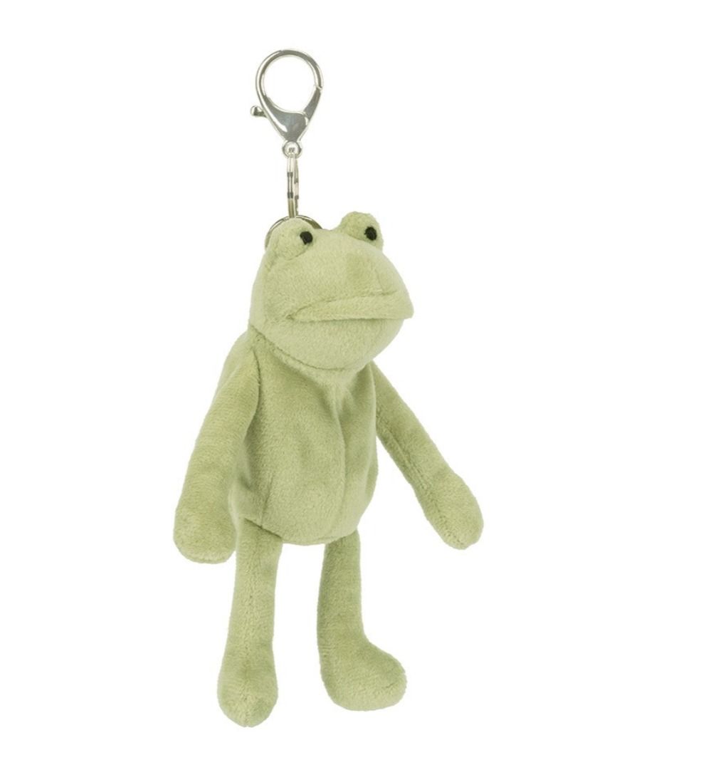 Jellycat Fergus Frog Bag Charm, Hobbies & Toys, Toys & Games on Carousell