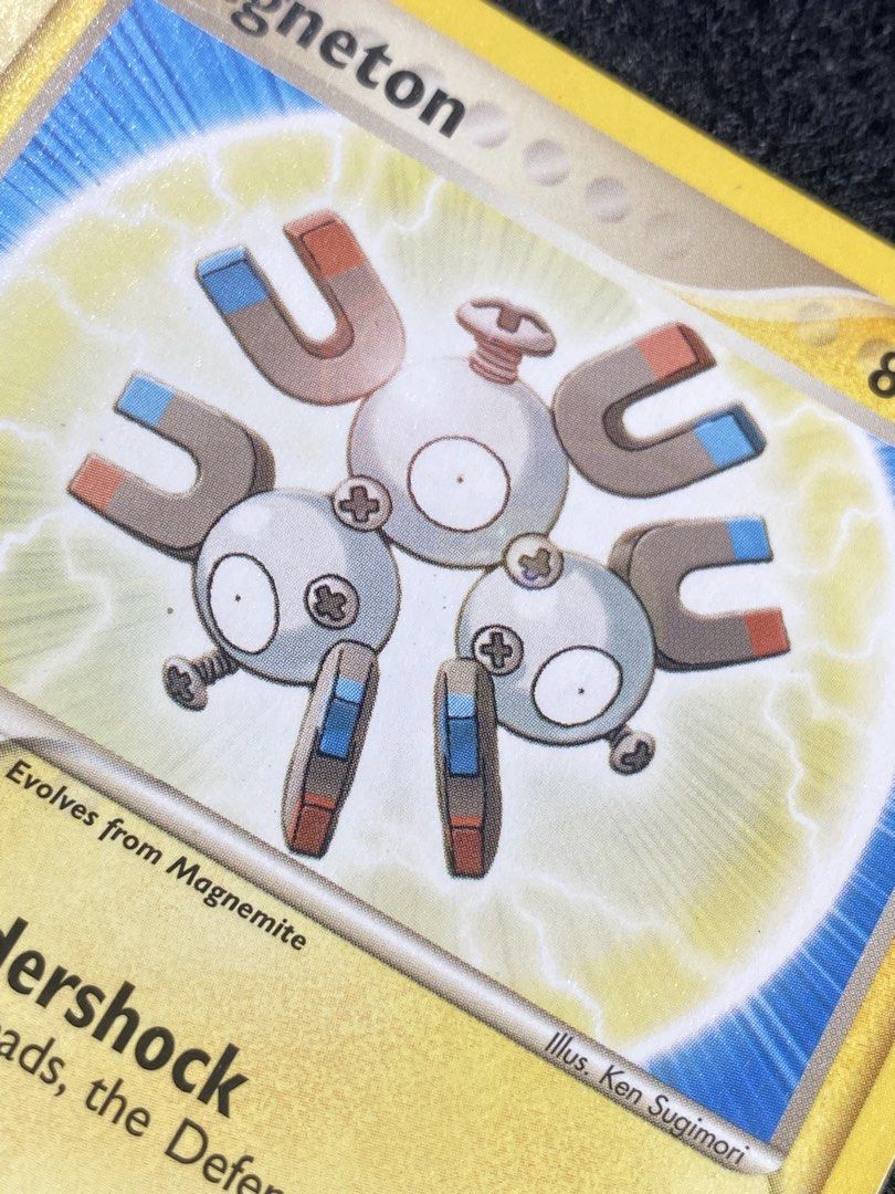 Magneton Rare Pokemon Card, #27/112 ex Fir Red Leaf Green, 2004 ...