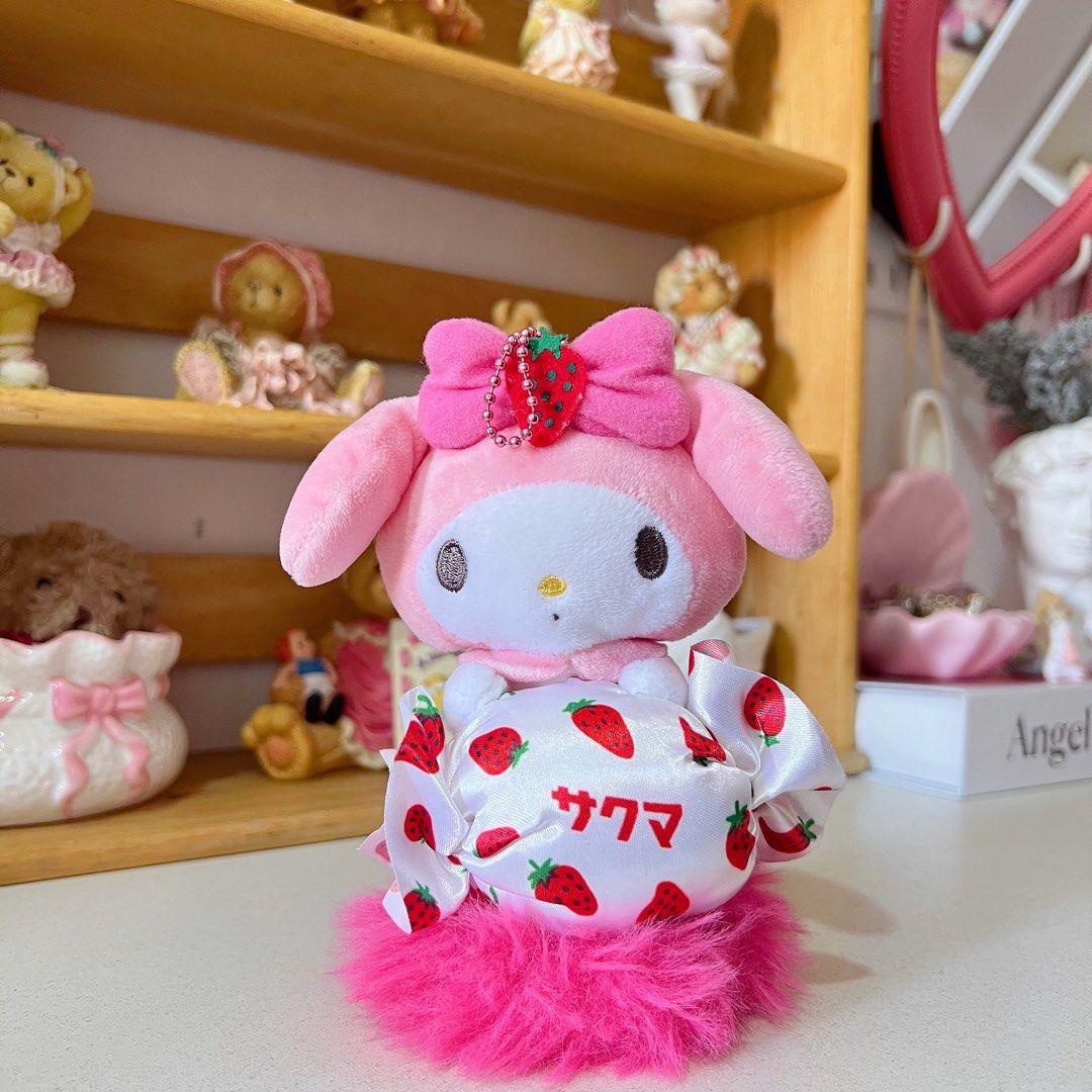 My Melody Strawberry Candy Charm, Hobbies & Toys, Toys & Games on Carousell