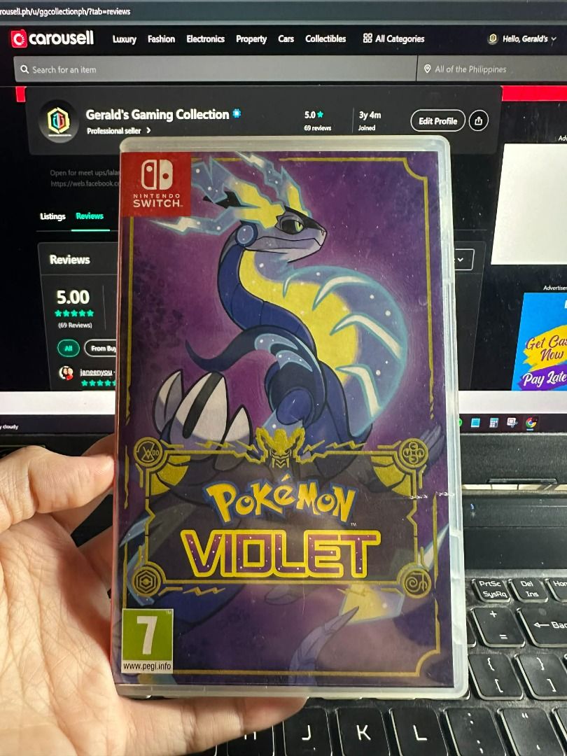 Pokemon Violet - Nintendo Switch Physical Game, Video Gaming, Video ...