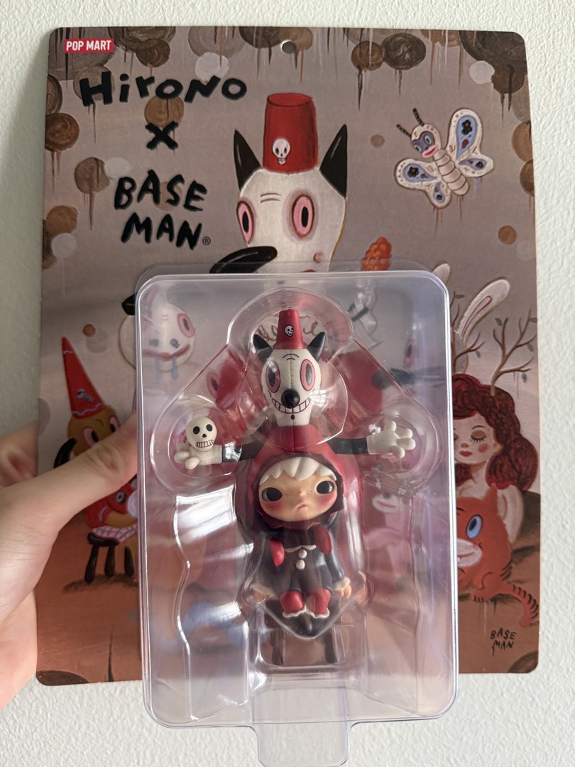POP MART Hirono x Baseman Designer Toy Figure, Hobbies & Toys, Toys ...