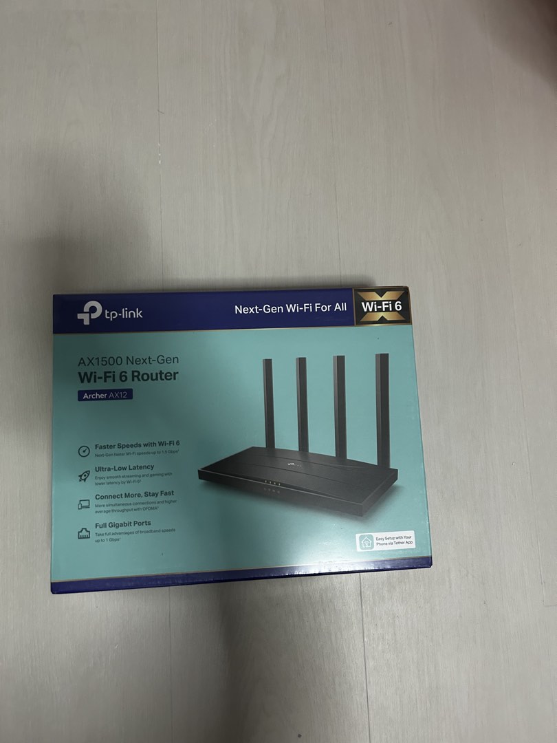 TP-Link AX1500 Next-Gen Wi-Fi 6 Router, Computers & Tech, Parts ...