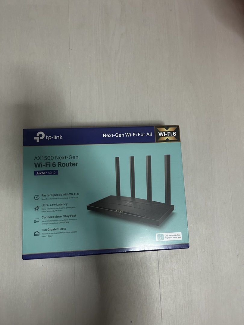 TP-Link AX1500 Next-Gen Wi-Fi 6 Router, Computers & Tech, Parts ...