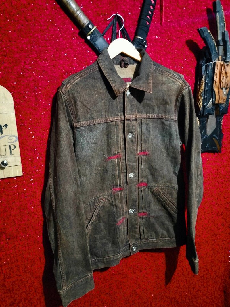 VINTAGE JOHN BULL TYPE II DIRTY DENIM, Men's Fashion, Coats, Jackets ...