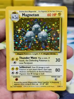 Magneton Holo 1st Edition Pokemon Pokémon Fossil, Hobbies & Toys, Toys ...