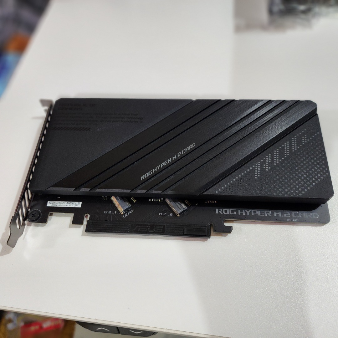 ASUS ROG Hyper M.2 Card, Computers & Tech, Parts & Accessories ...