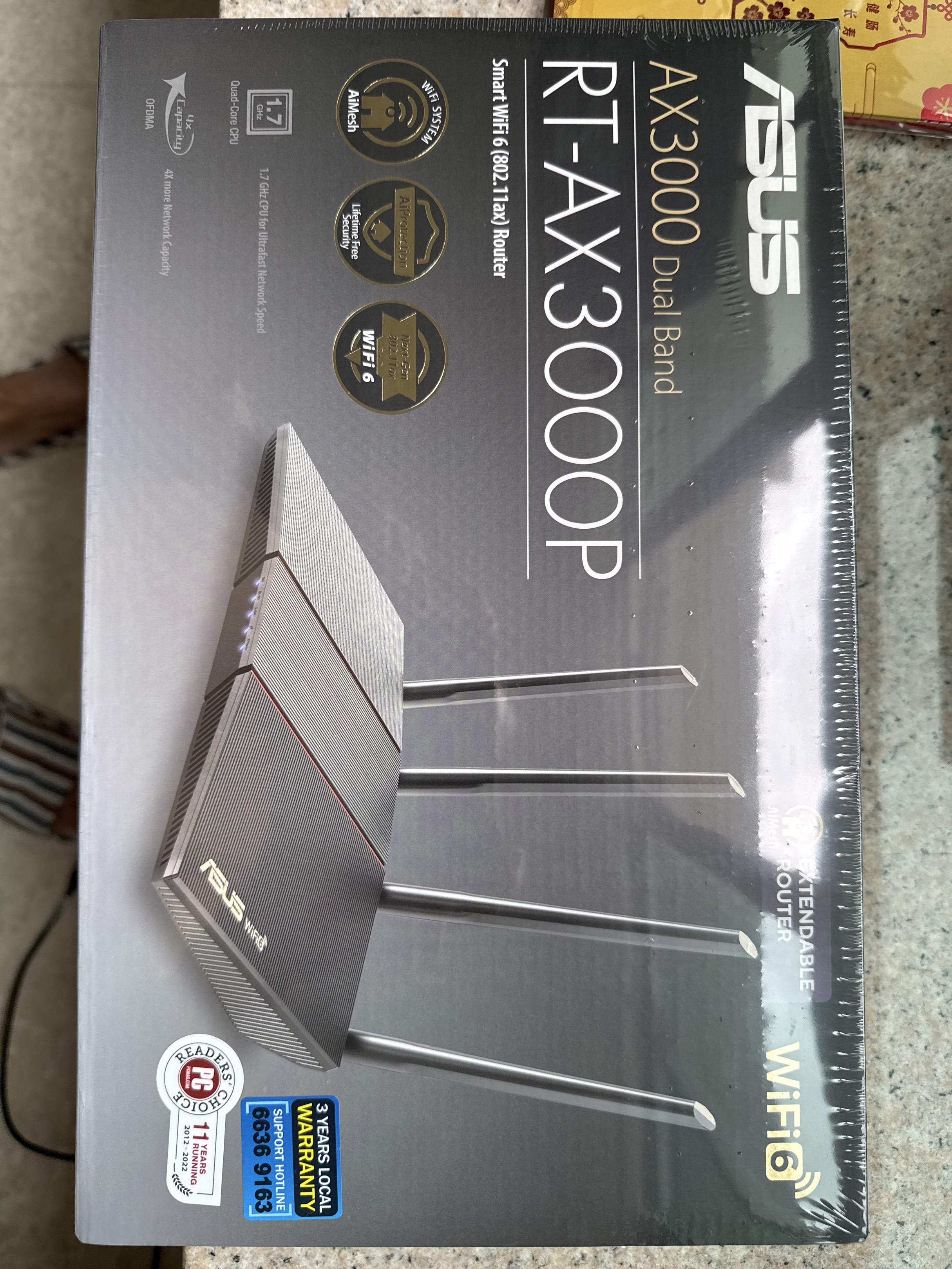 ASUS RT-AX3000P Dual Band WiFi 6 Router, Computers & Tech, Parts ...