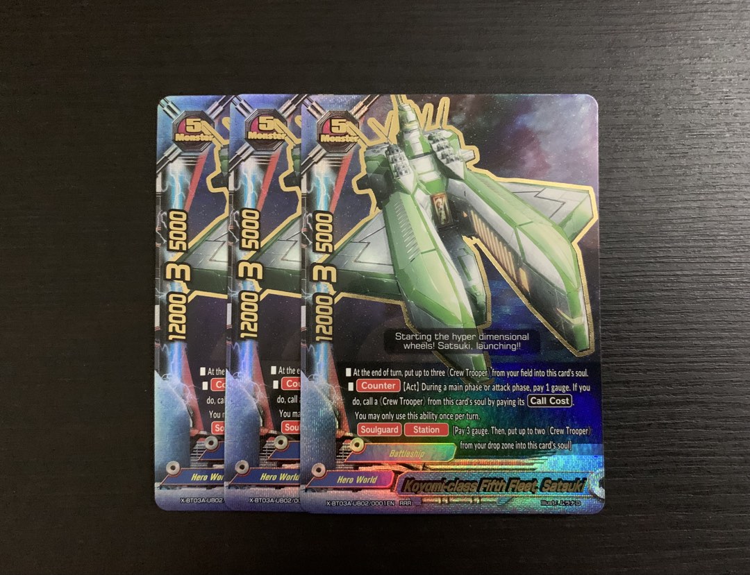 Buddyfight Koyomi-class Fifth Fleet, Satsuki, Hobbies & Toys, Toys ...