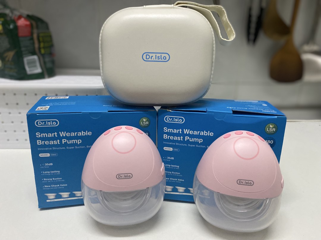 Dr. Isla Double Pump EB60 Pink, Babies & Kids, Nursing & Feeding ...