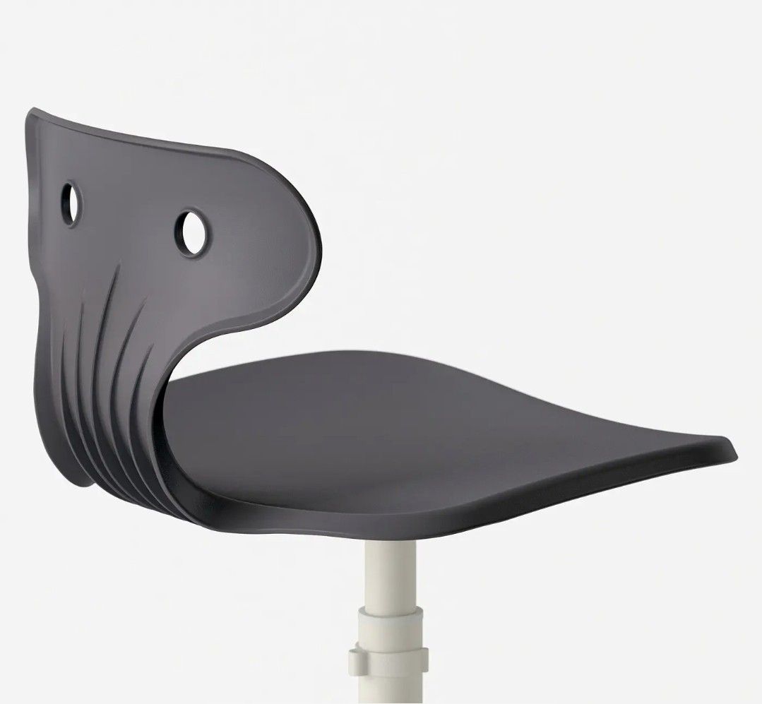 Ikea Molte Ergonomic Grey Chair, Furniture & Home Living, Furniture ...