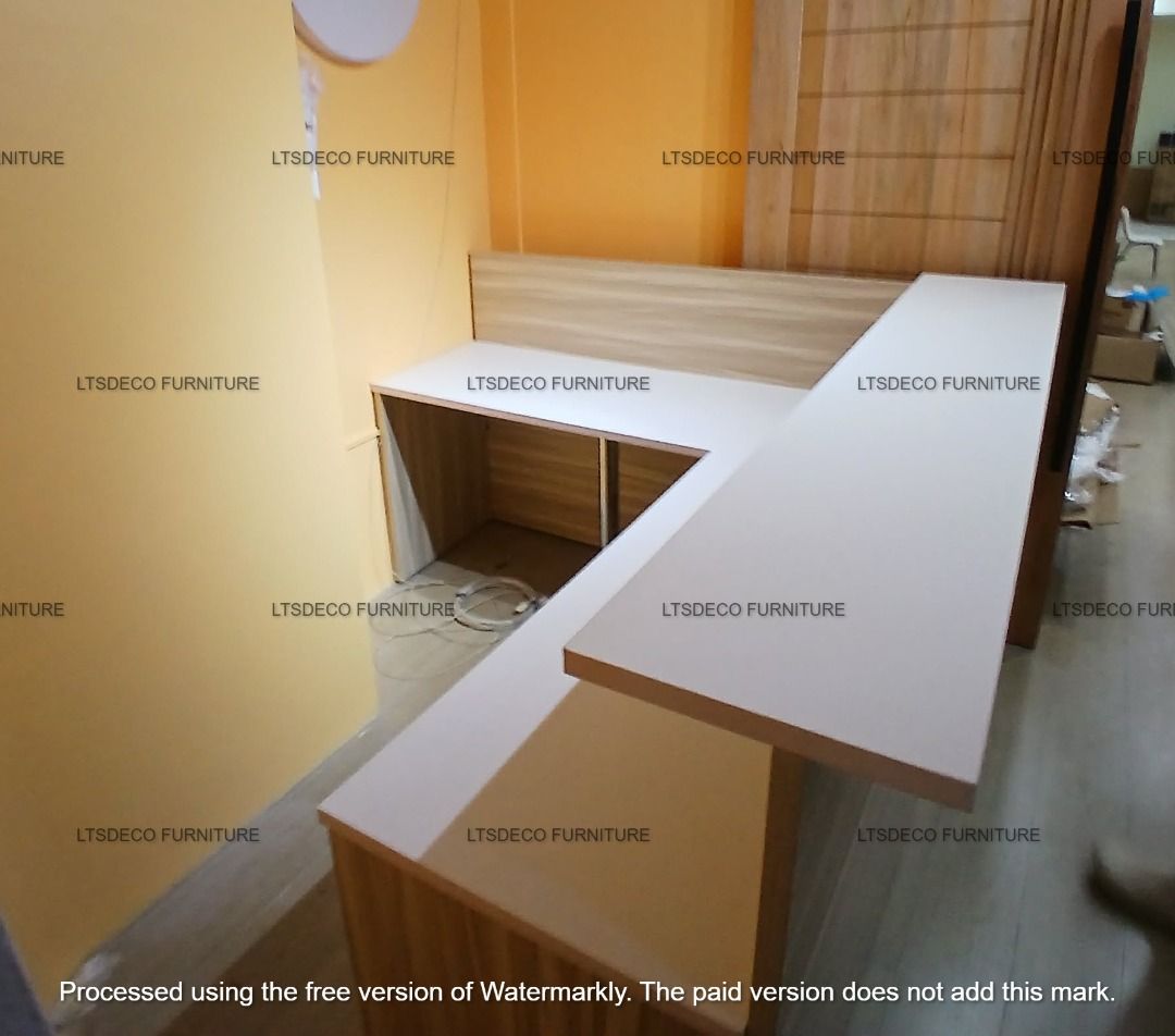 new counter table desk office partition furnitures, Furniture & Home ...