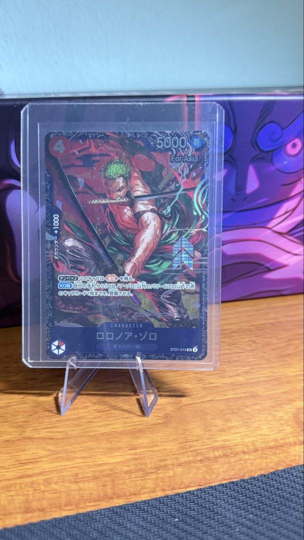 Zoro ST21-015 Flagship Battle 2025 Top 8 Prize Promo OPTCG, Hobbies ...