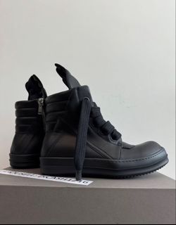 WTS RICK OWENS PYTHON LEATHER BLACK VINTAGE SNEAKS, 男裝, 鞋, 波鞋 - Carousell