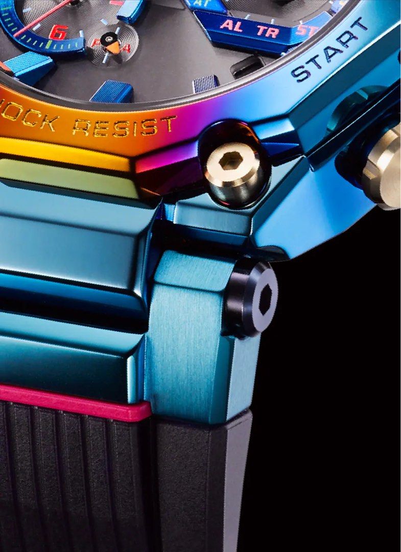 Brand new super rare Casio G-Shock MTG Blue Phoenix MTG-B1000RB Mtg ...