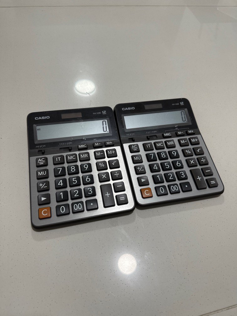 Casio large display calculator GX-130B for business, Computers & Tech ...