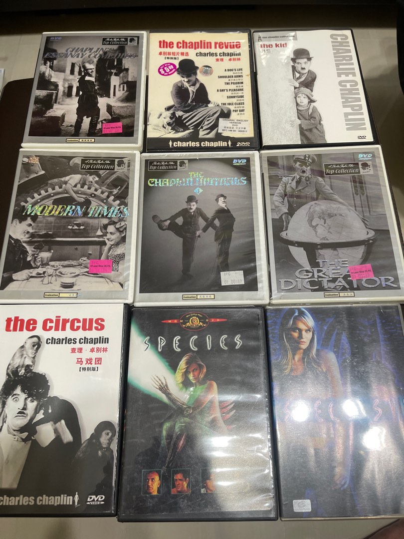 Classic Movie DVDs - Charlie Chaplin & Species, Hobbies & Toys, Music ...
