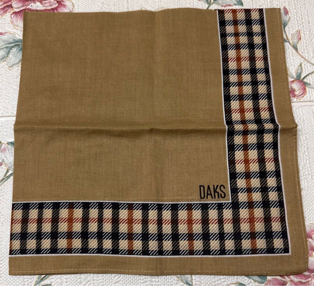 DAKS Handkerchief, Men's Fashion, Watches & Accessories, Handkerchief ...