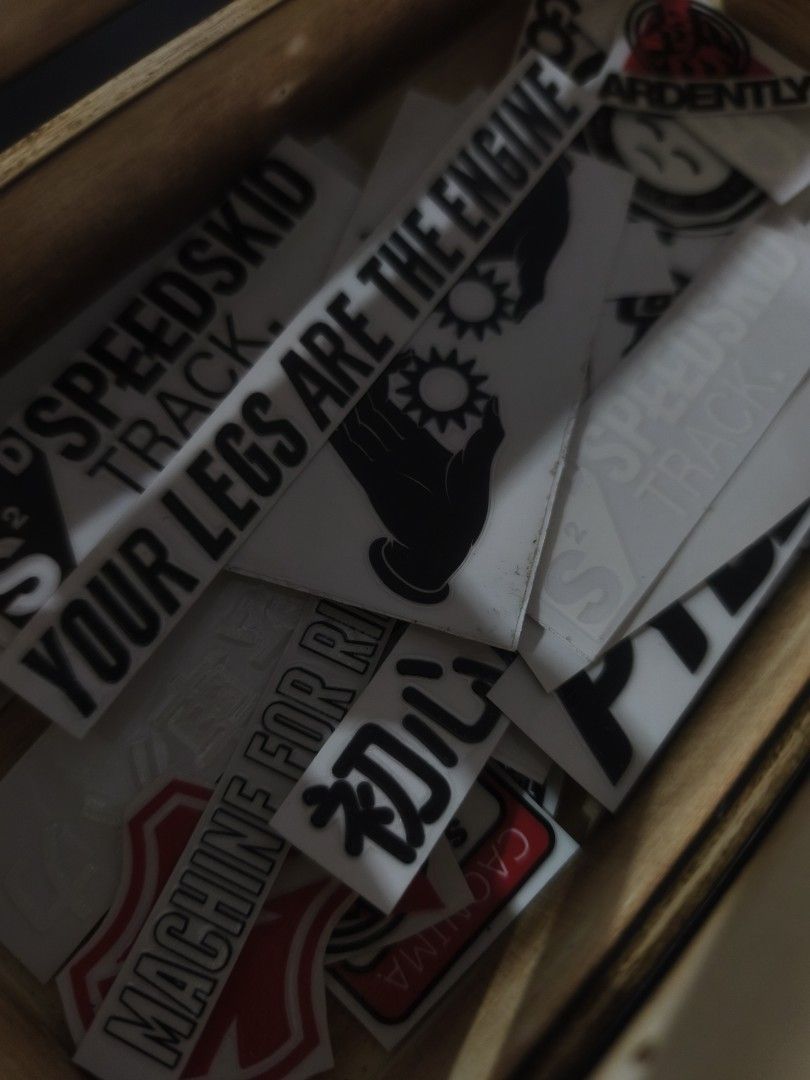 🔥⚫FIXIE Decals / Fixed Gear Stickers Set – Track Bike Vinyl Stickers ...