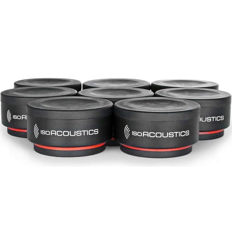 IsoAcoustics ISO-PUCK Mini Desktop/Floor Acoustic Isolators (8 Units ...