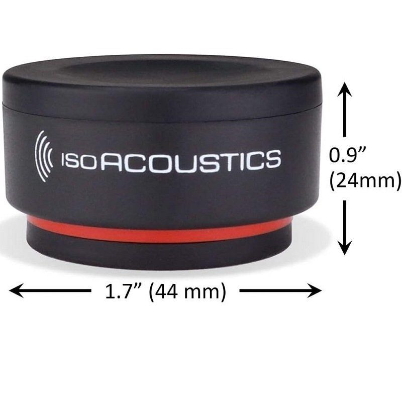 IsoAcoustics ISO-PUCK Mini Desktop/Floor Acoustic Isolators (8 Units ...