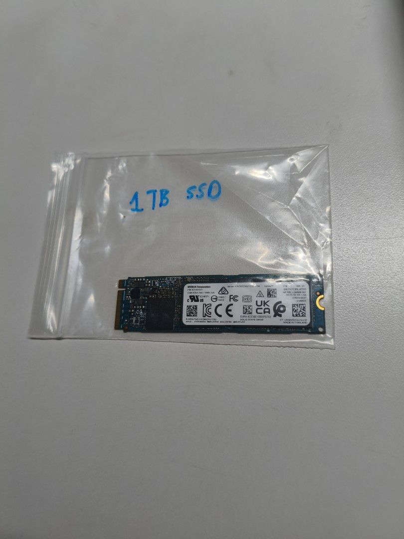 KIOXIA NVMe 1TB SSD, Computers & Tech, Parts & Accessories, Hard Disks ...