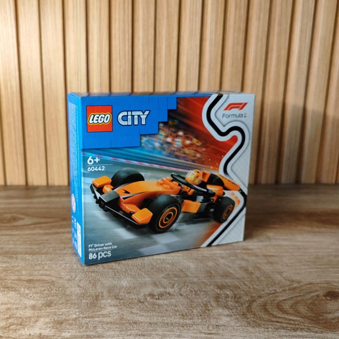LEGO City F1 Driver with McLaren Race Car 60442, Hobbies & Toys, Toys ...