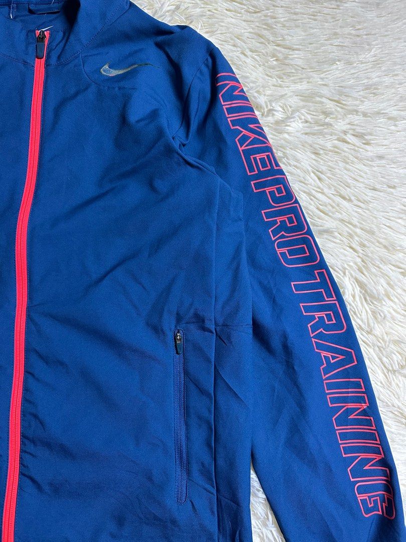 Nike Pro Training Jacket - Blue, Men's Fashion, Coats, Jackets and ...