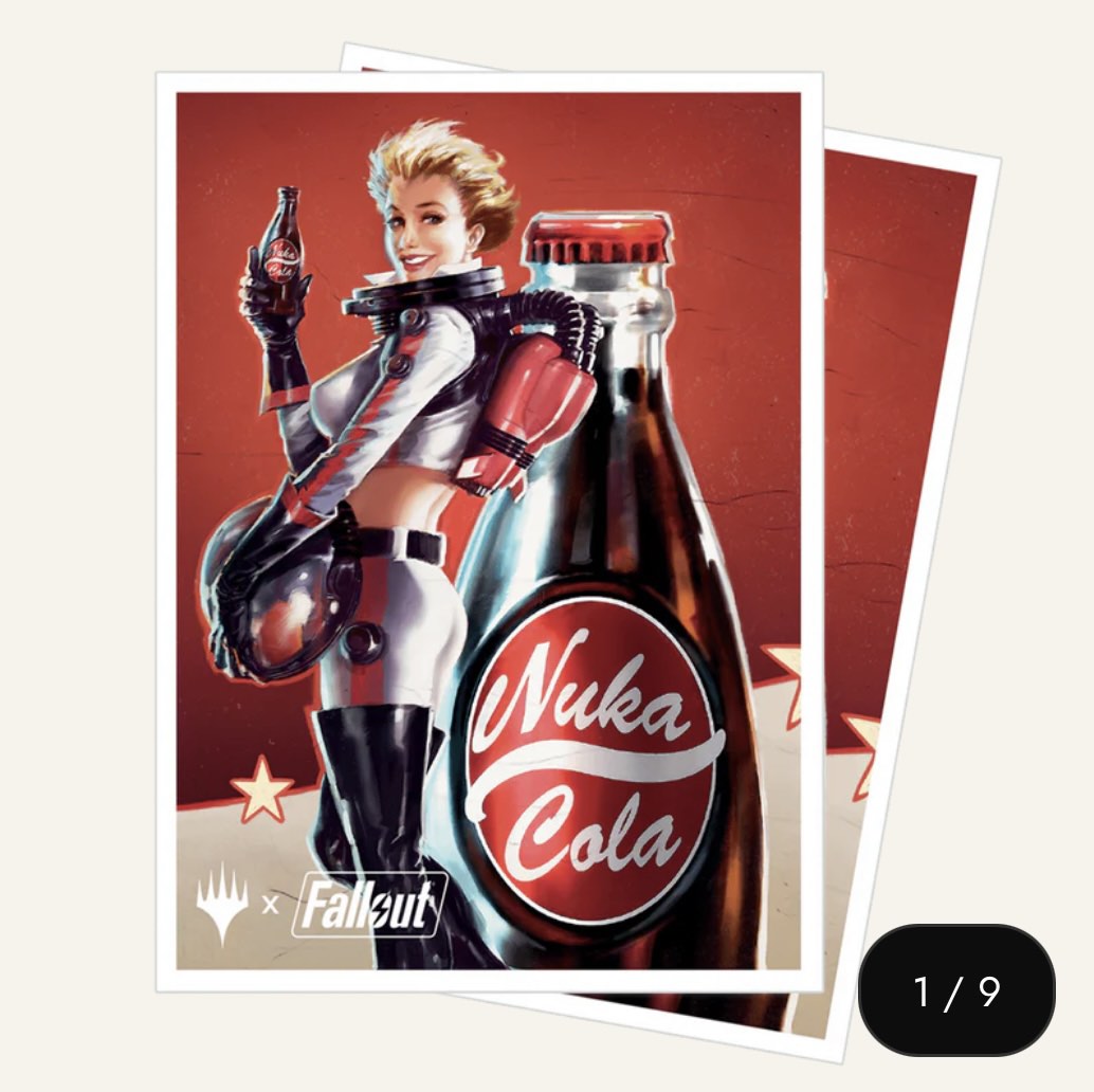 Nuka Cola Ultra Pro Magic x Fallout Card Sleeves, Hobbies & Toys, Toys ...