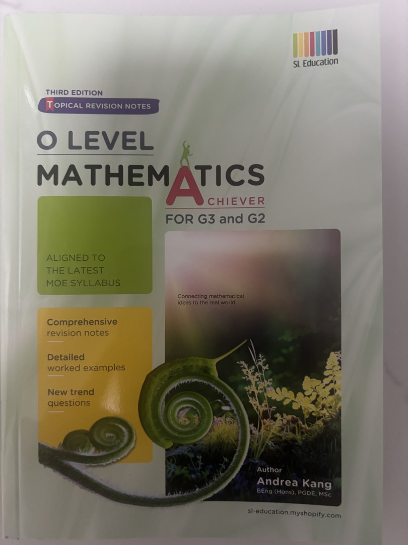 O Level Mathematics Achiever for G3 and G2, Hobbies & Toys, Books ...