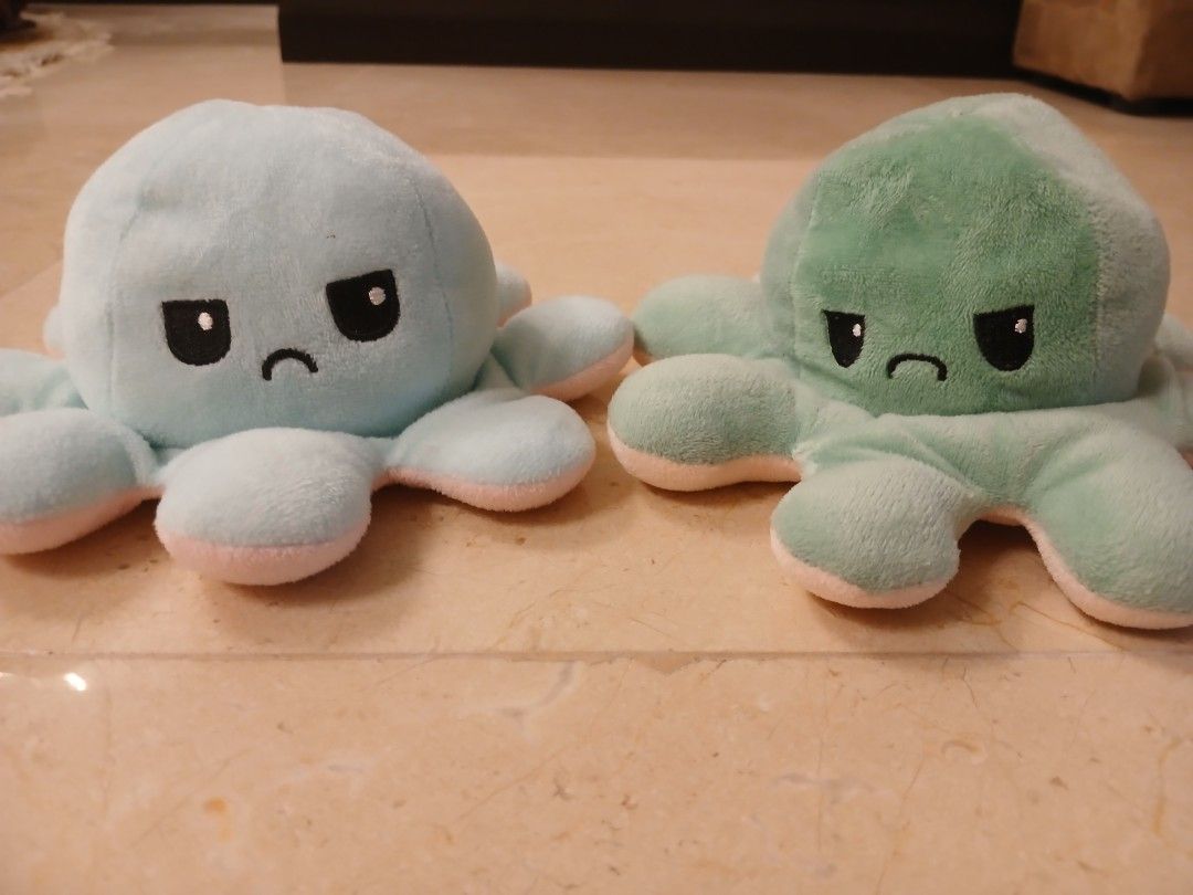 Octopus flip plushy, Hobbies & Toys, Toys & Games on Carousell