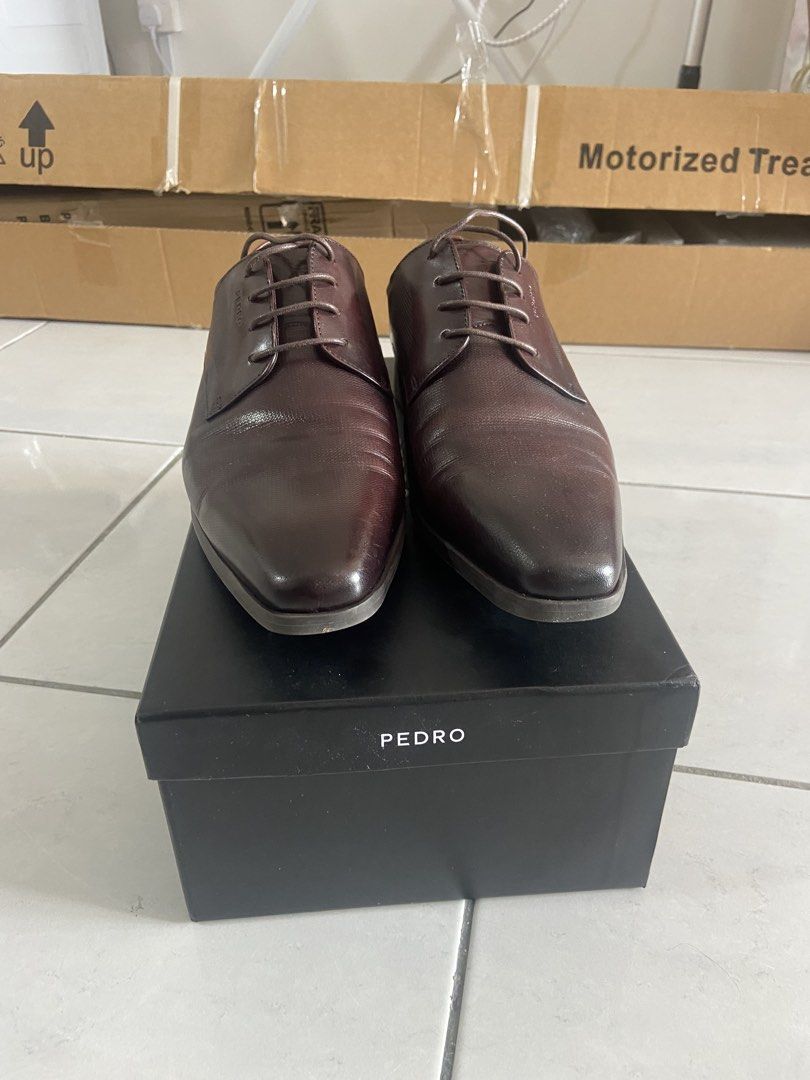 Pedro Shoe Dark Brown (Formal Shoe/Event Shoe/Derby Shoe/Office Shoe ...