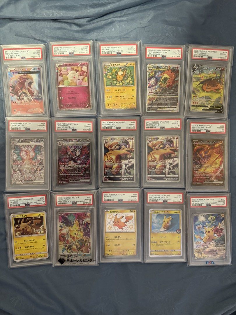 Pikachu / Charizard Psa10 Pokemon, Hobbies & Toys, Toys & Games on ...