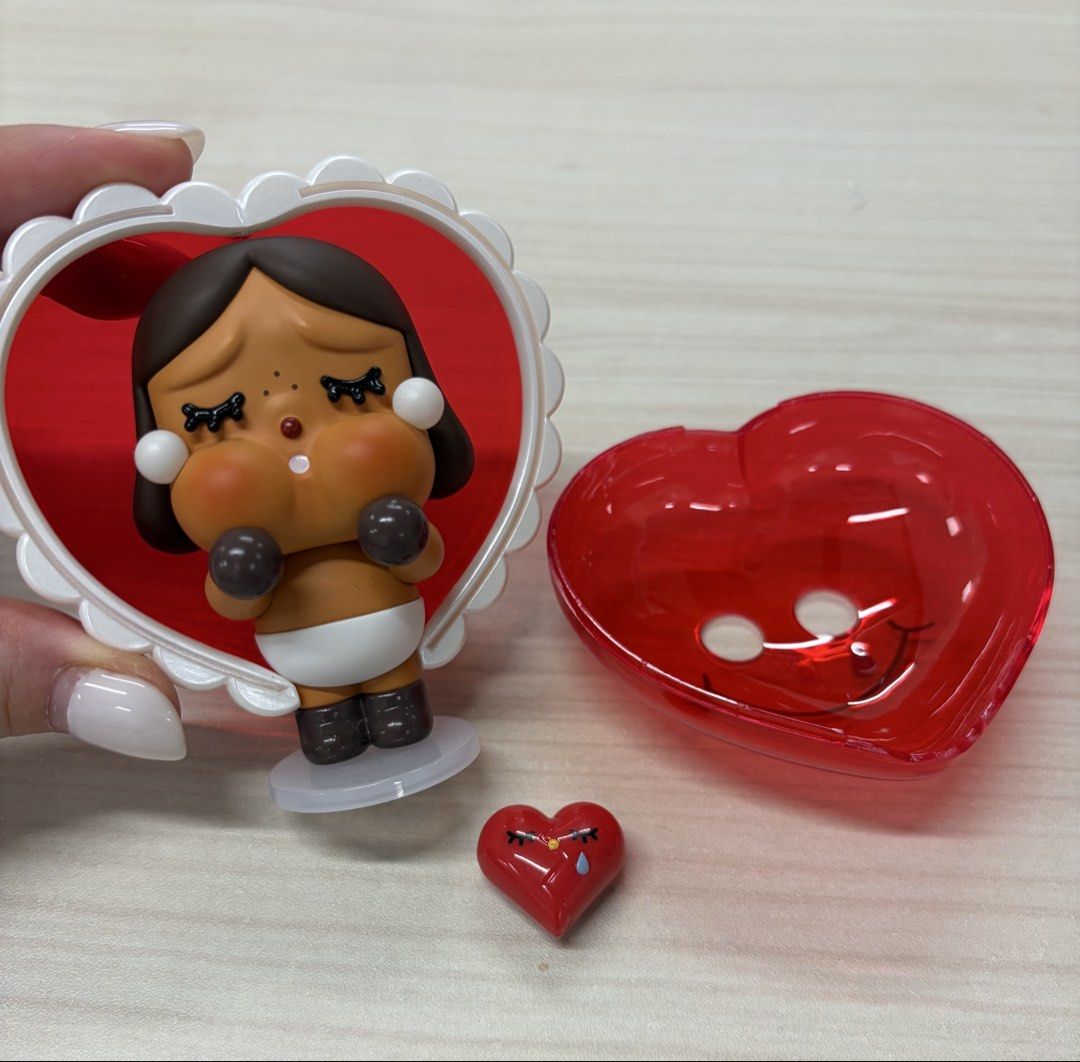 Pop Mart Crybaby Crying For Love Series Heart Broken, Hobbies & Toys ...