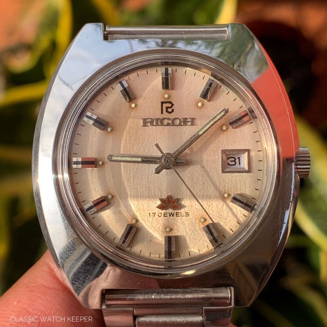 RICOH 17 Jewels Manual Winding Vintage Watch, Men's Fashion, Watches ...