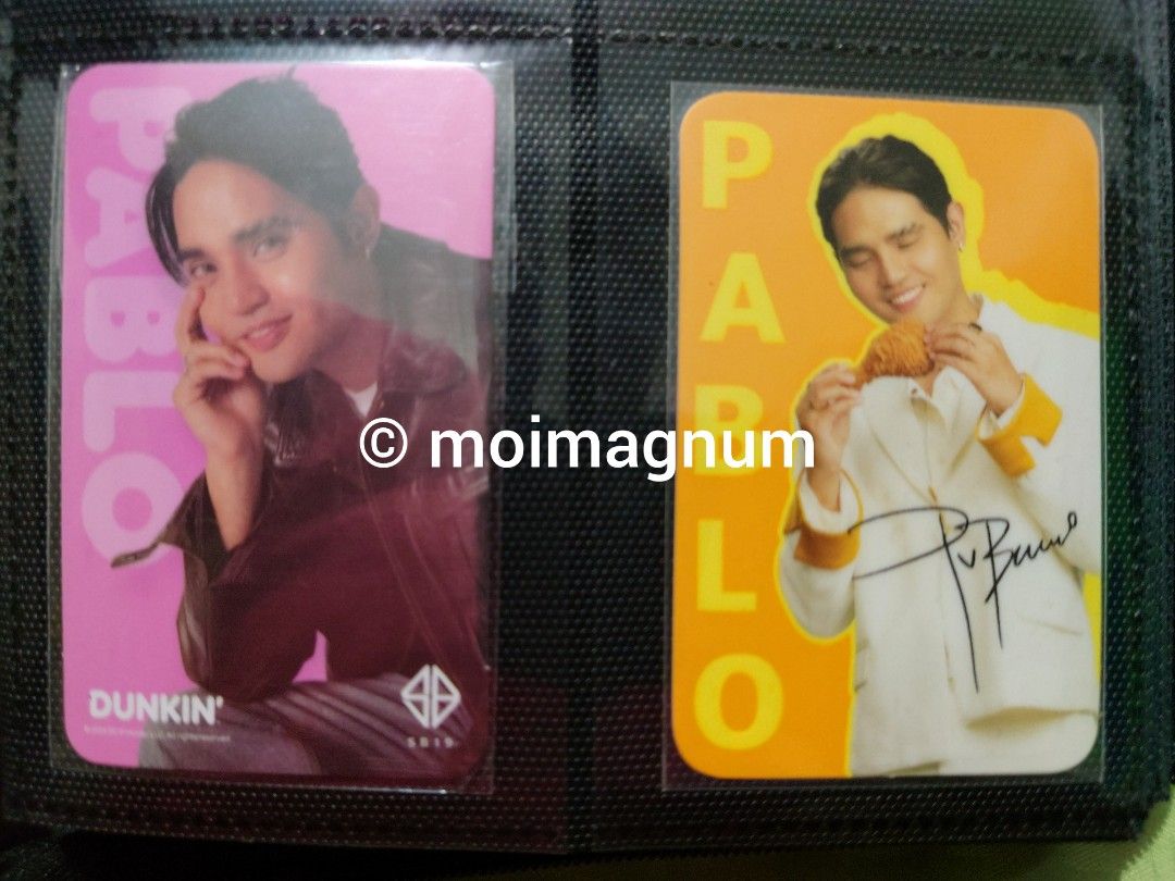 SB19 Pablo Dunkin' Donuts & McDo Photocard, Hobbies & Toys, Memorabilia ...