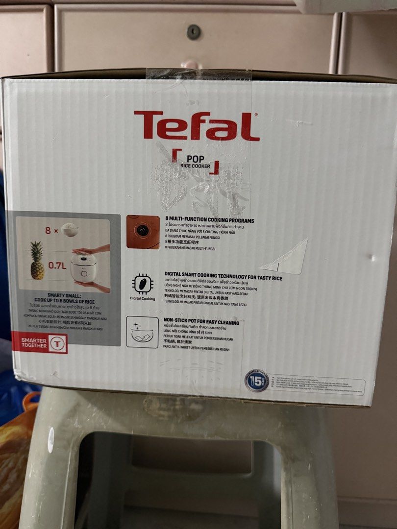 Tefal POP Rice Cooker - Brand New, TV & Home Appliances, Kitchen ...