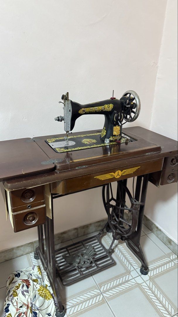 Vintage Sewing Machine, Furniture & Home Living, Furniture, Other Home ...