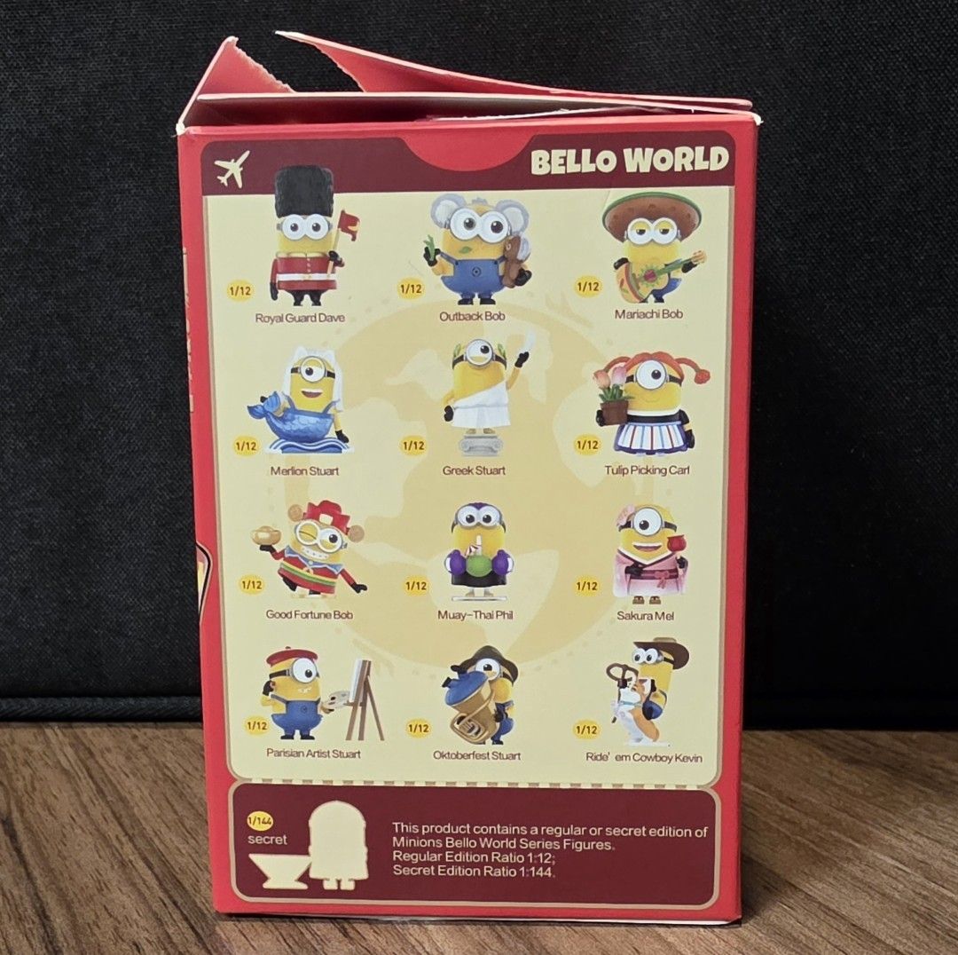 [WTT/WTS] POP MART X MINIONS BELLO WORLD SERIES - OUTBACK BOB, Hobbies ...