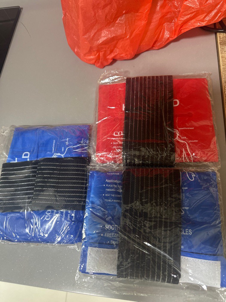 3 pks Brand New hot/cold compress pack, Health & Nutrition, Medical ...