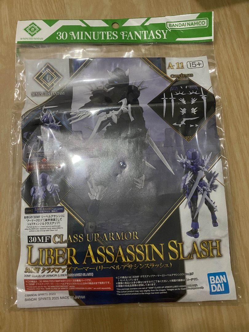 Bandai 30 Minutes Fantasy Liber Assassin Slash, Hobbies & Toys, Toys ...
