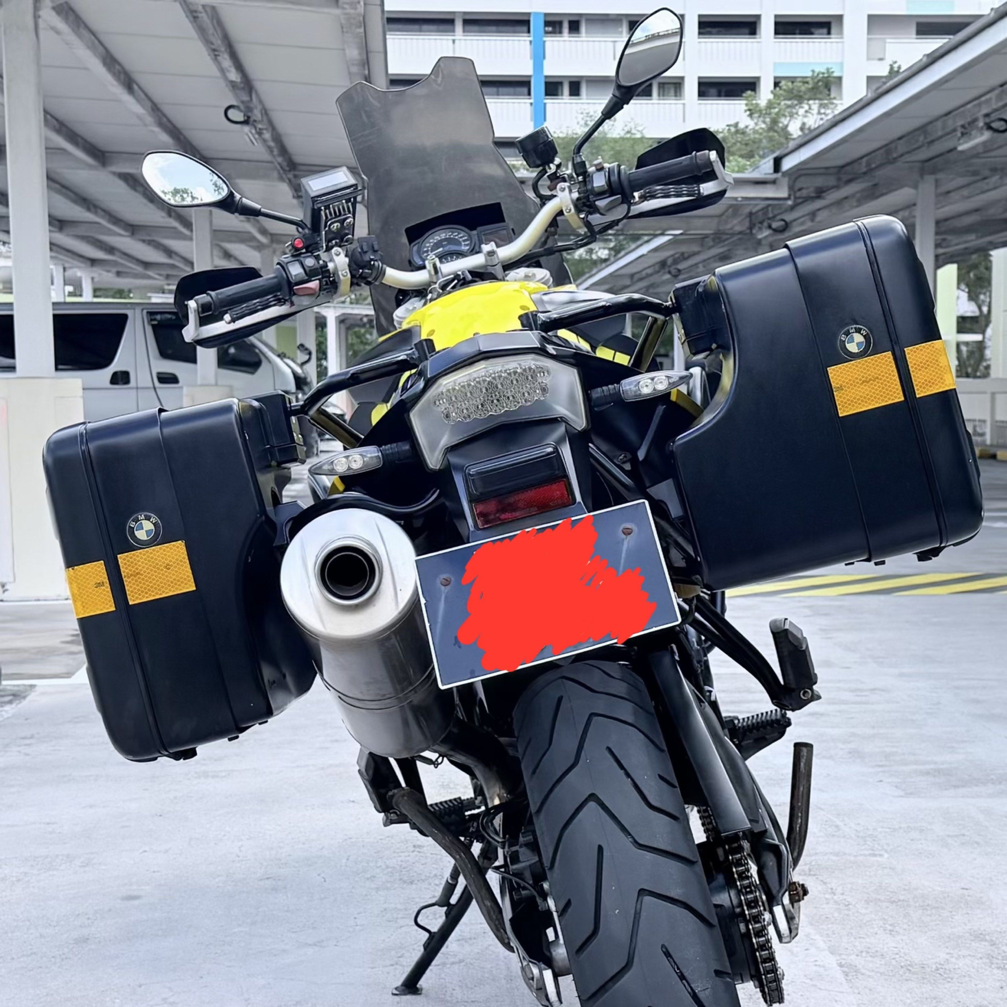 BMW F800GS Vario Original Expandable Panniers (Side boxes) 2008 - 2018 ...