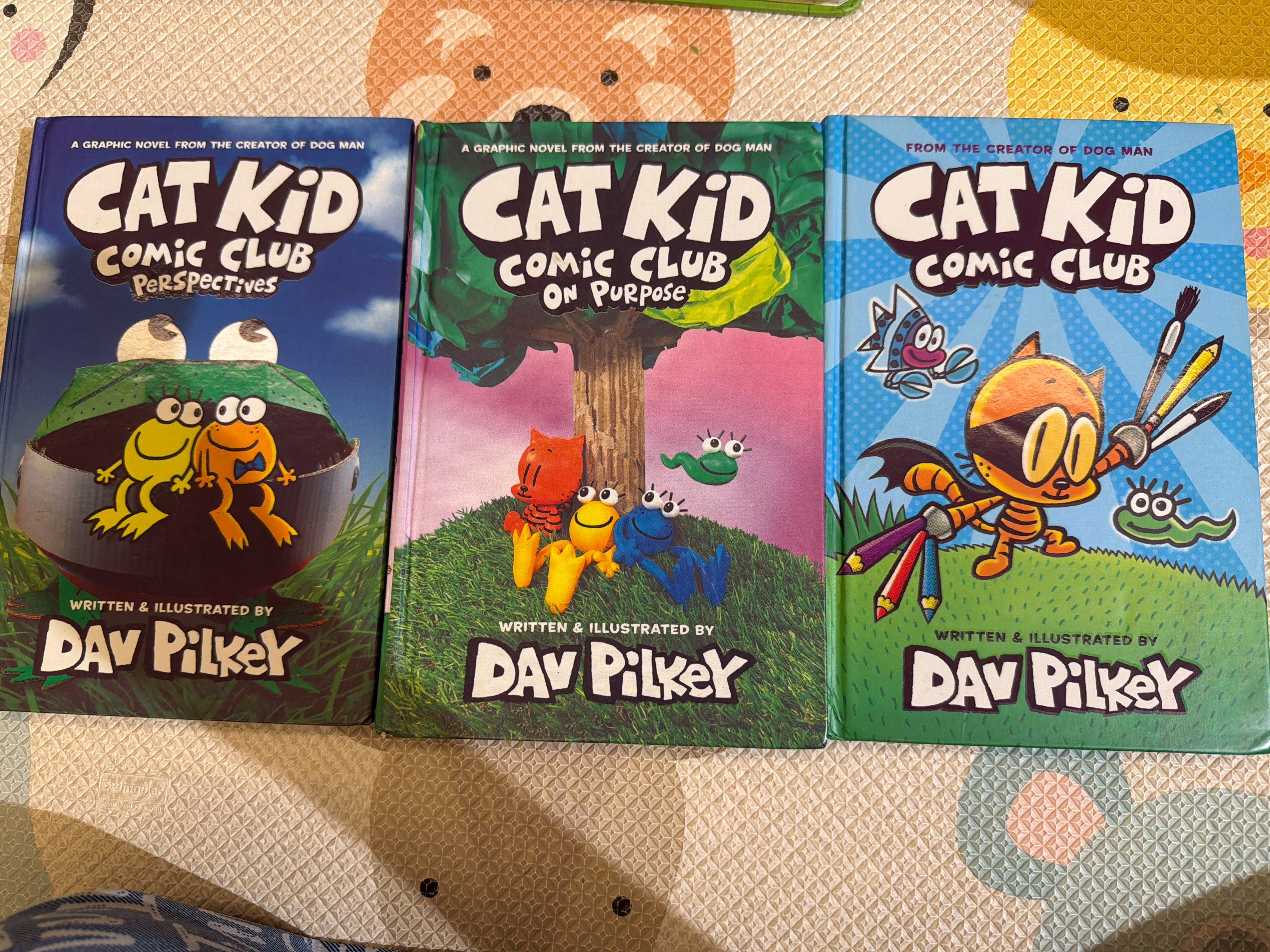 Cat Kid Comic Club Books by Dav Pilkey, Hobbies & Toys, Books ...