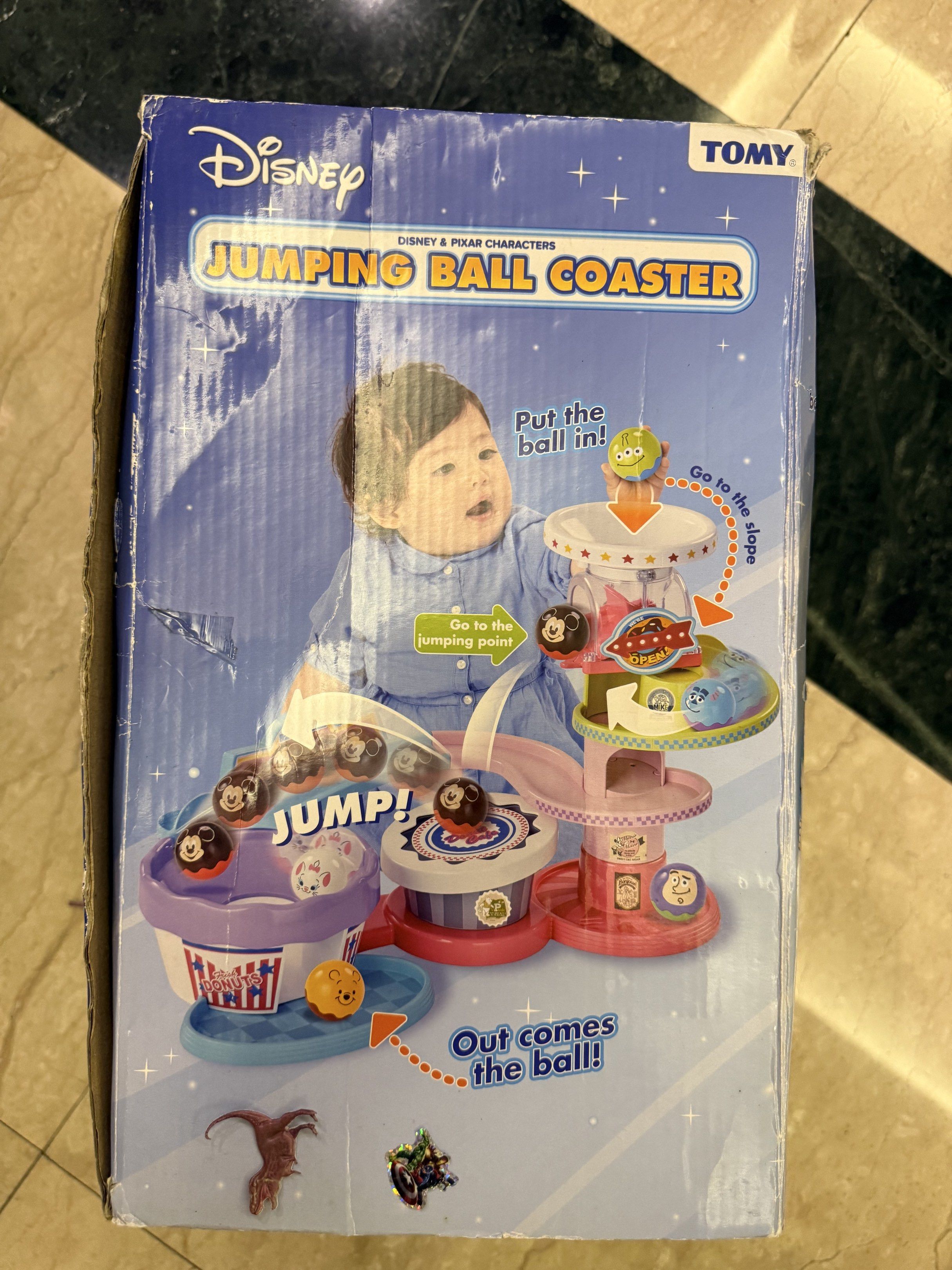 Takara Tomy Disney Pixar Jumping Ball Coaster Toy, Hobbies & Toys, Toys ...