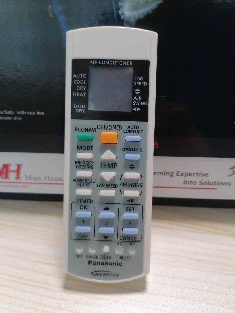 For Panasonic Aircon Remote Control, Everything Else on Carousell