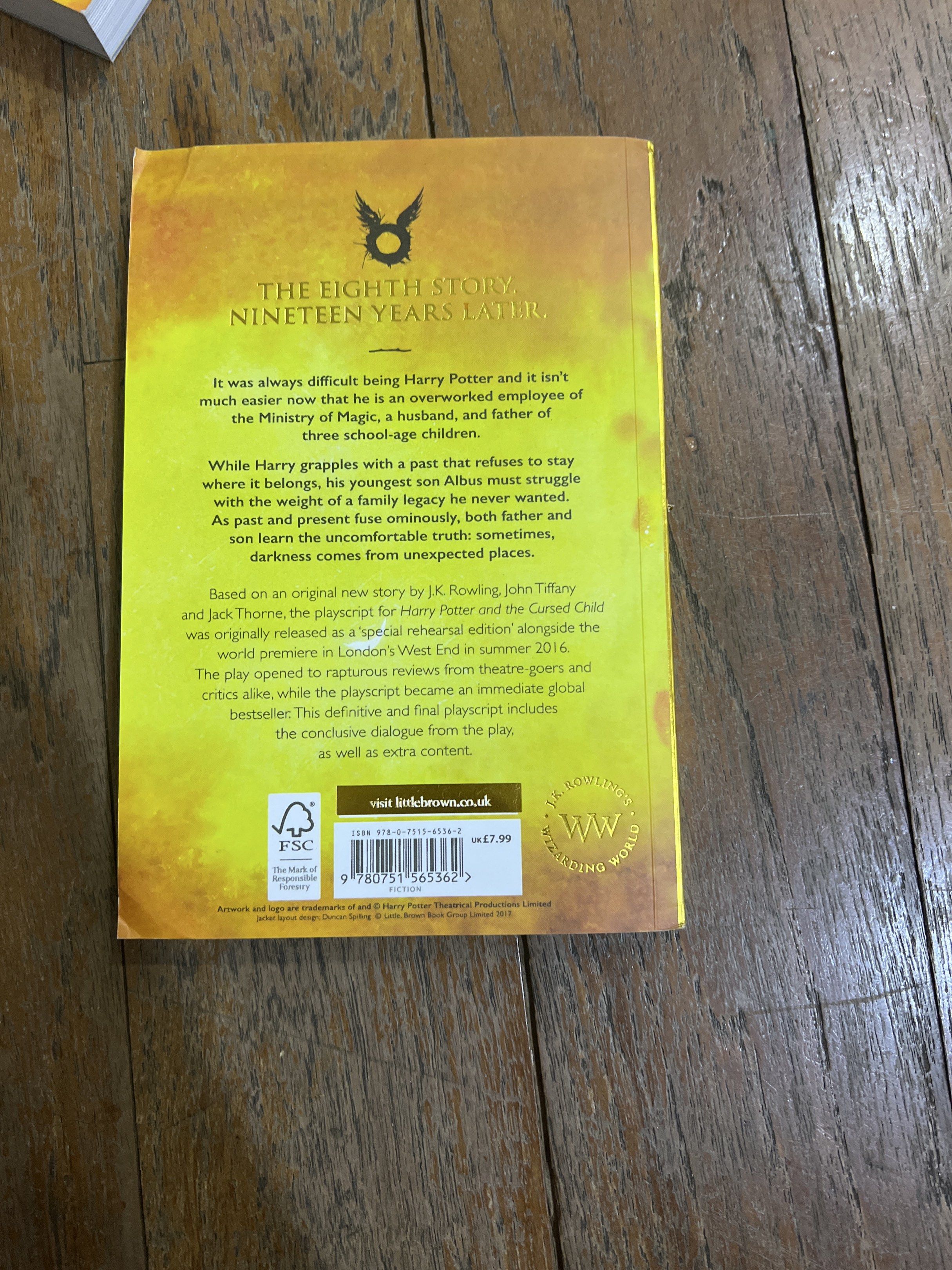 Harry Potter and the Cursed Child, Hobbies & Toys, Books & Magazines ...