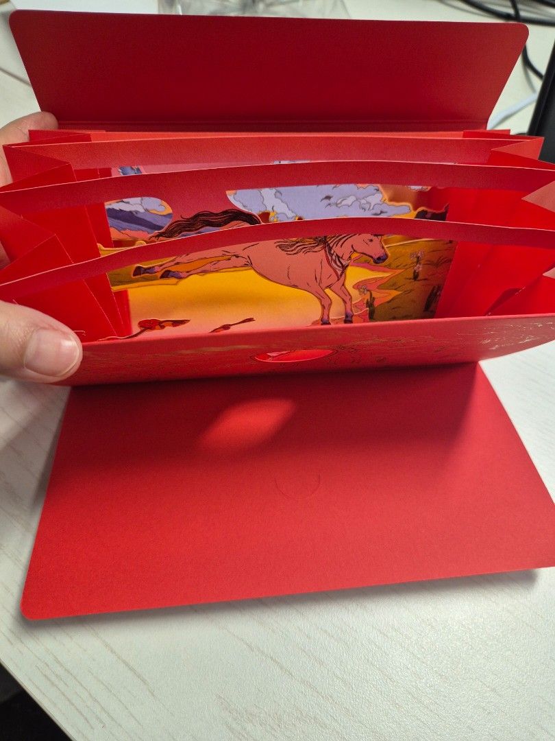 Hermes Chinese new year red packet 2026, Luxury, Accessories on Carousell
