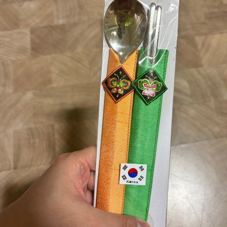 Korean Traditional Cutlery Set with Case from Korea, Furniture & Home ...