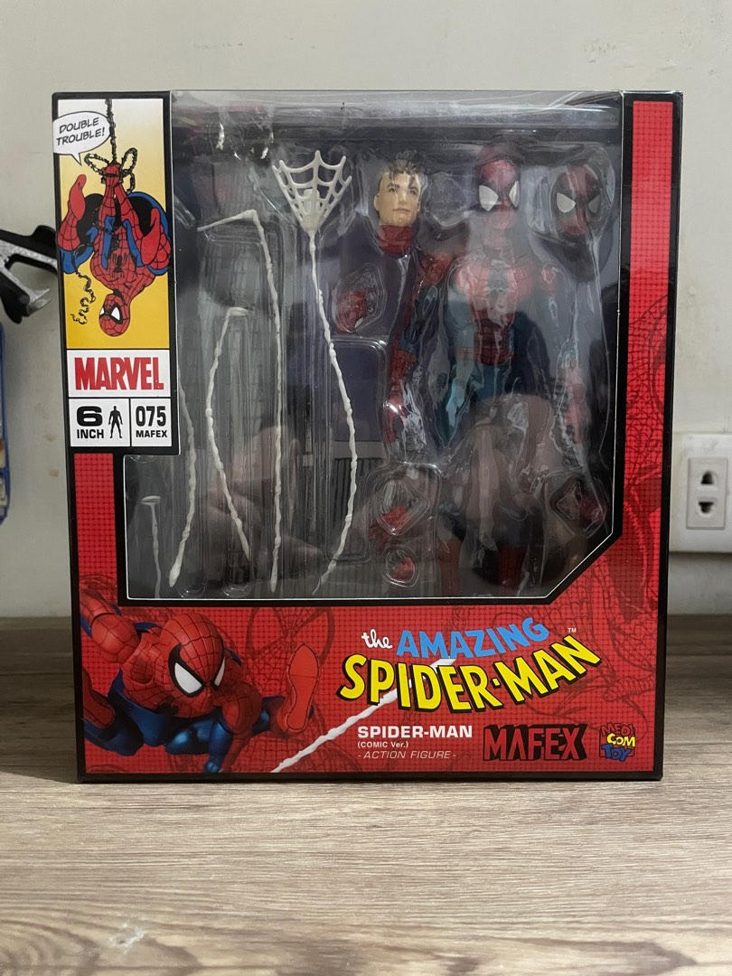 MAFEX No.075 OG Amazing Spider-Man Comic Ver. Marvel 6” Action Figure ...