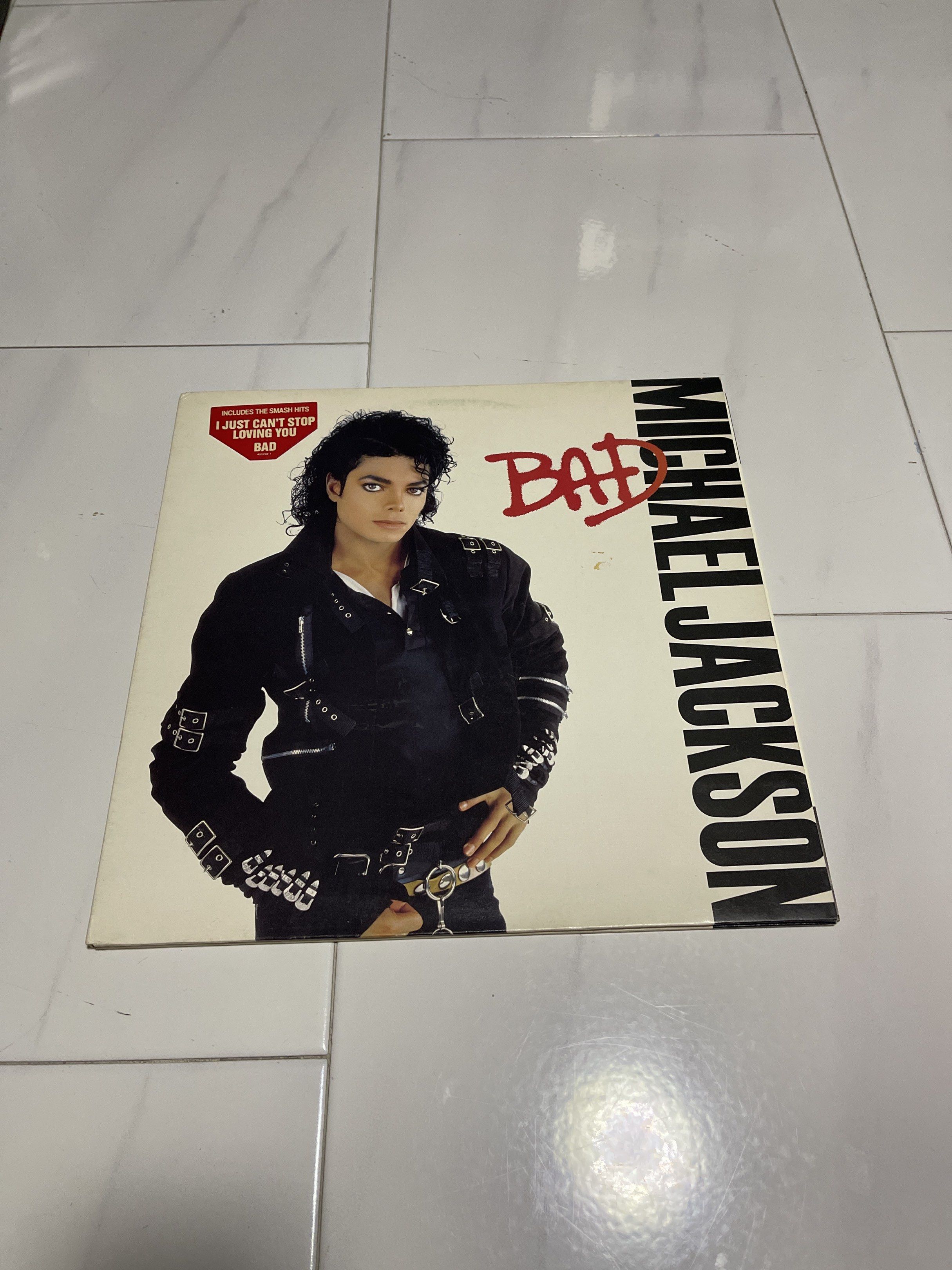 Michael Jackson - Bad Vinyl Record, Hobbies & Toys, Music & Media ...